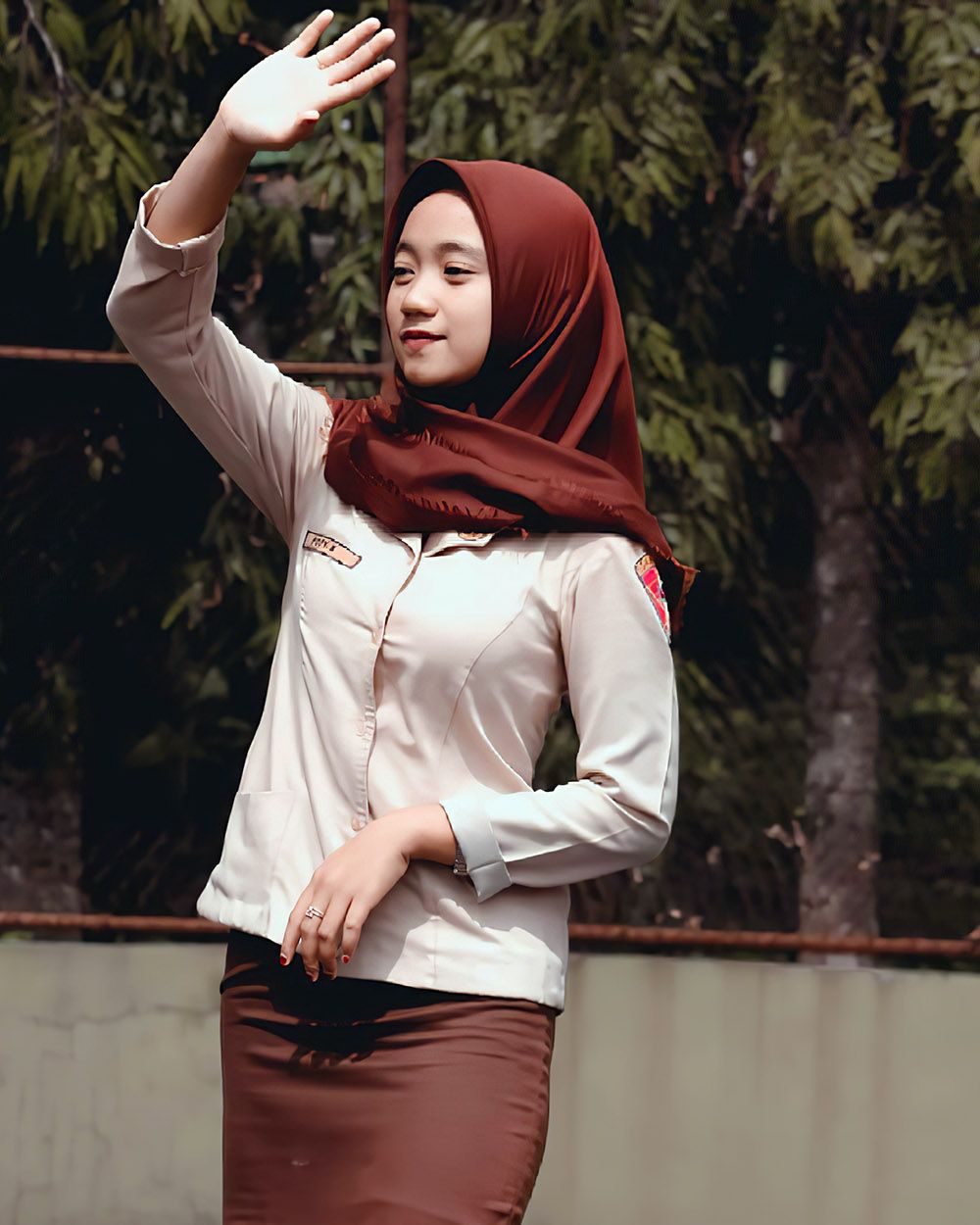 Foto Siswi SMA Pramuka Cantik dan Manis - Dzargon